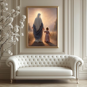 Mary Lead Me - Totus Tuus Maria - Gift for Her Mother Sister Daughter ...