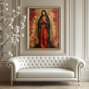Our Lady of Guadalupe - Virgen De Guadalupe, Blessed Virgin Mary Roses ...