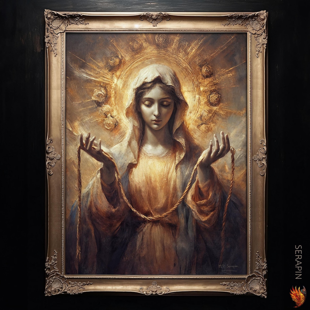 Undoer of Knots - Our Lady Blessed Virgin Mary, Rope Undo, Protection ...