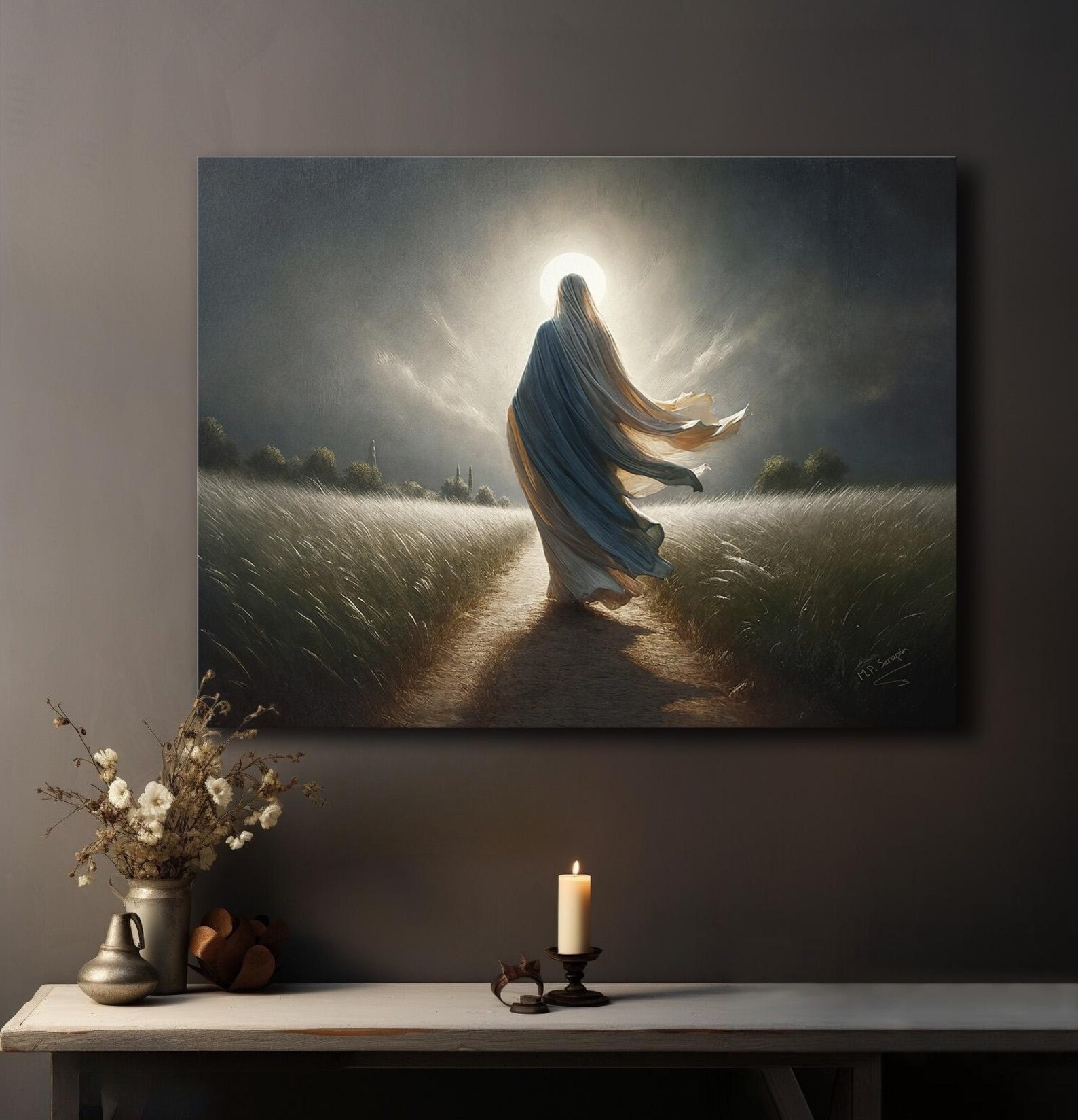 Mary Knows the Way Blessed Virgin Mary Catholic Wall Art 016 - Etsy