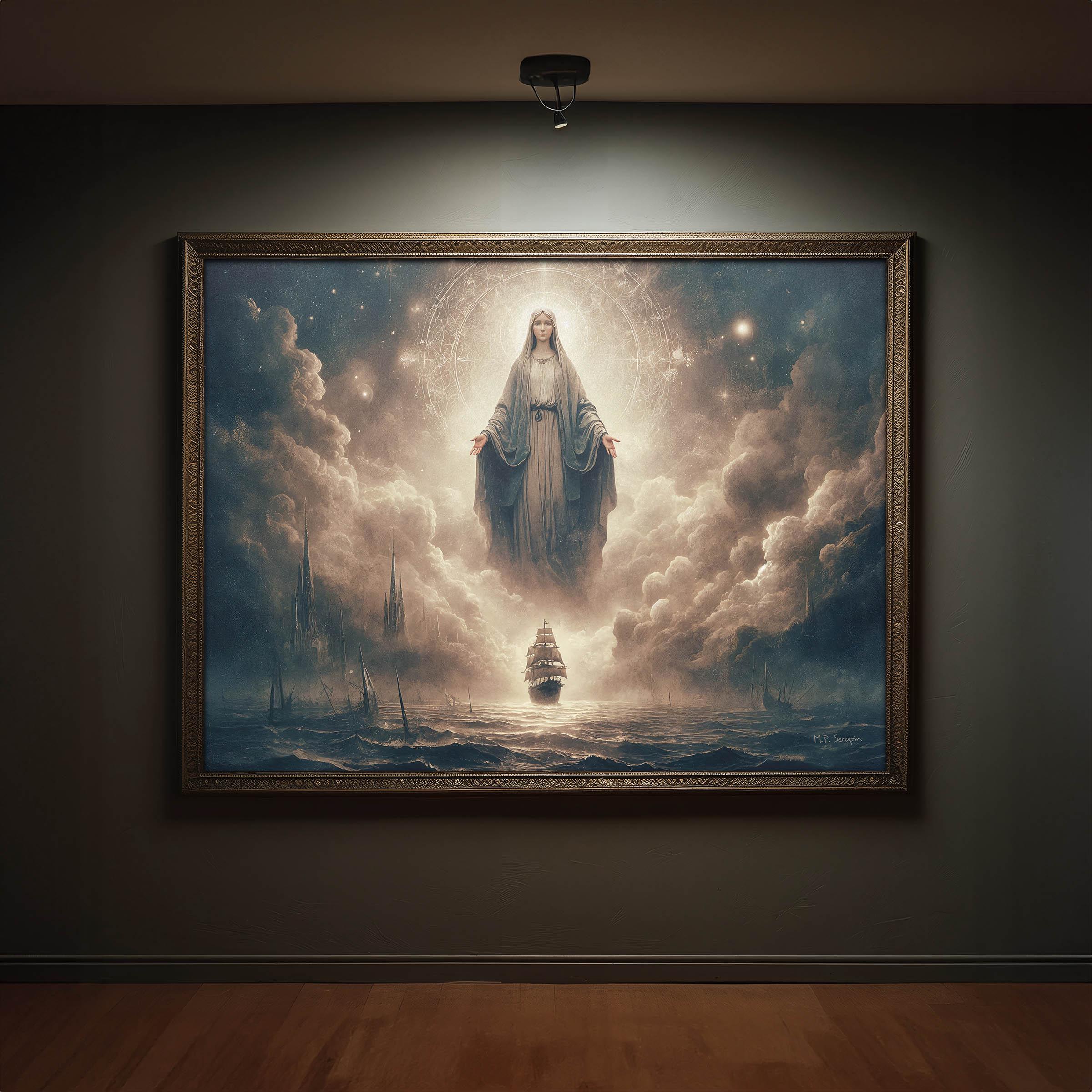 Star of the Sea - Stella Maris - Hail Mary Gift Mom Mother Marian ...