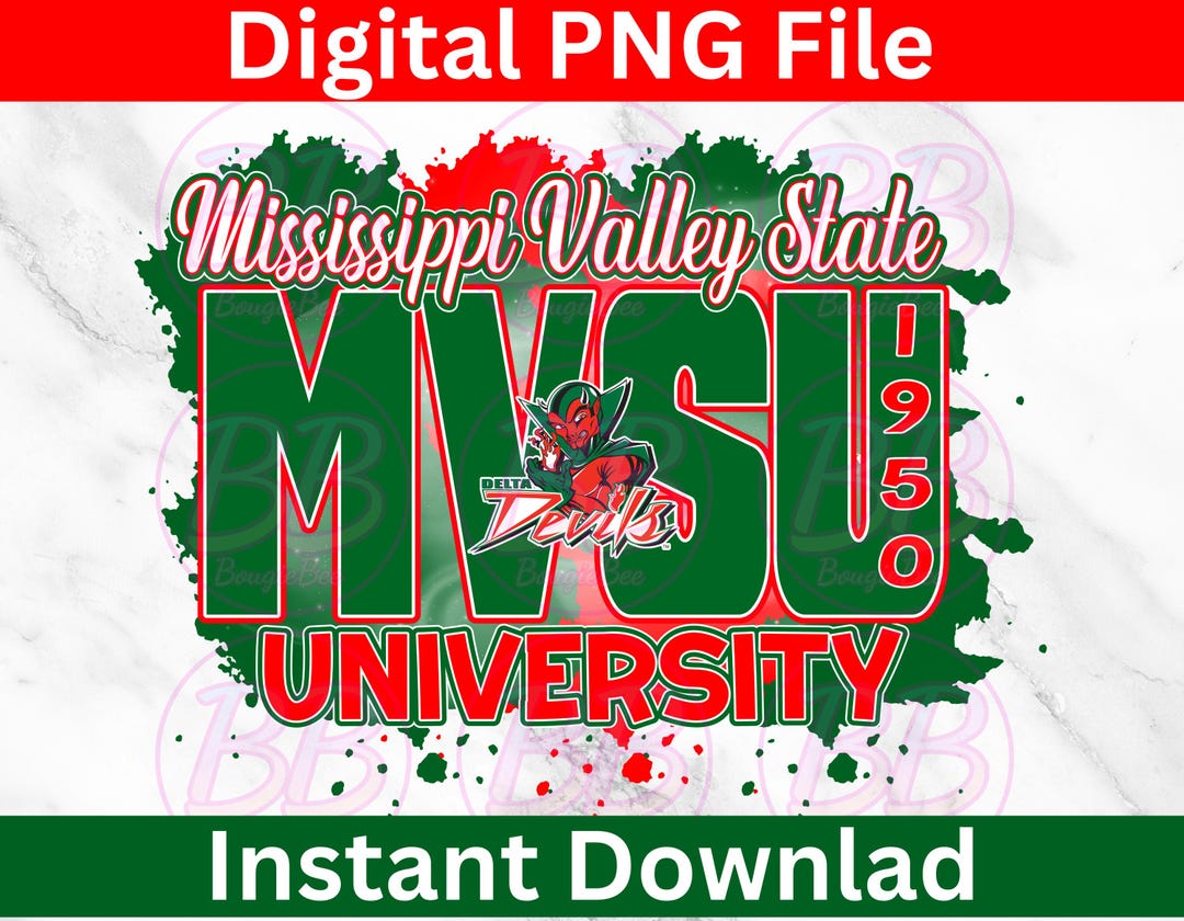 MVSU Devils PNG Design: Mississippi Valley State University (digital ...