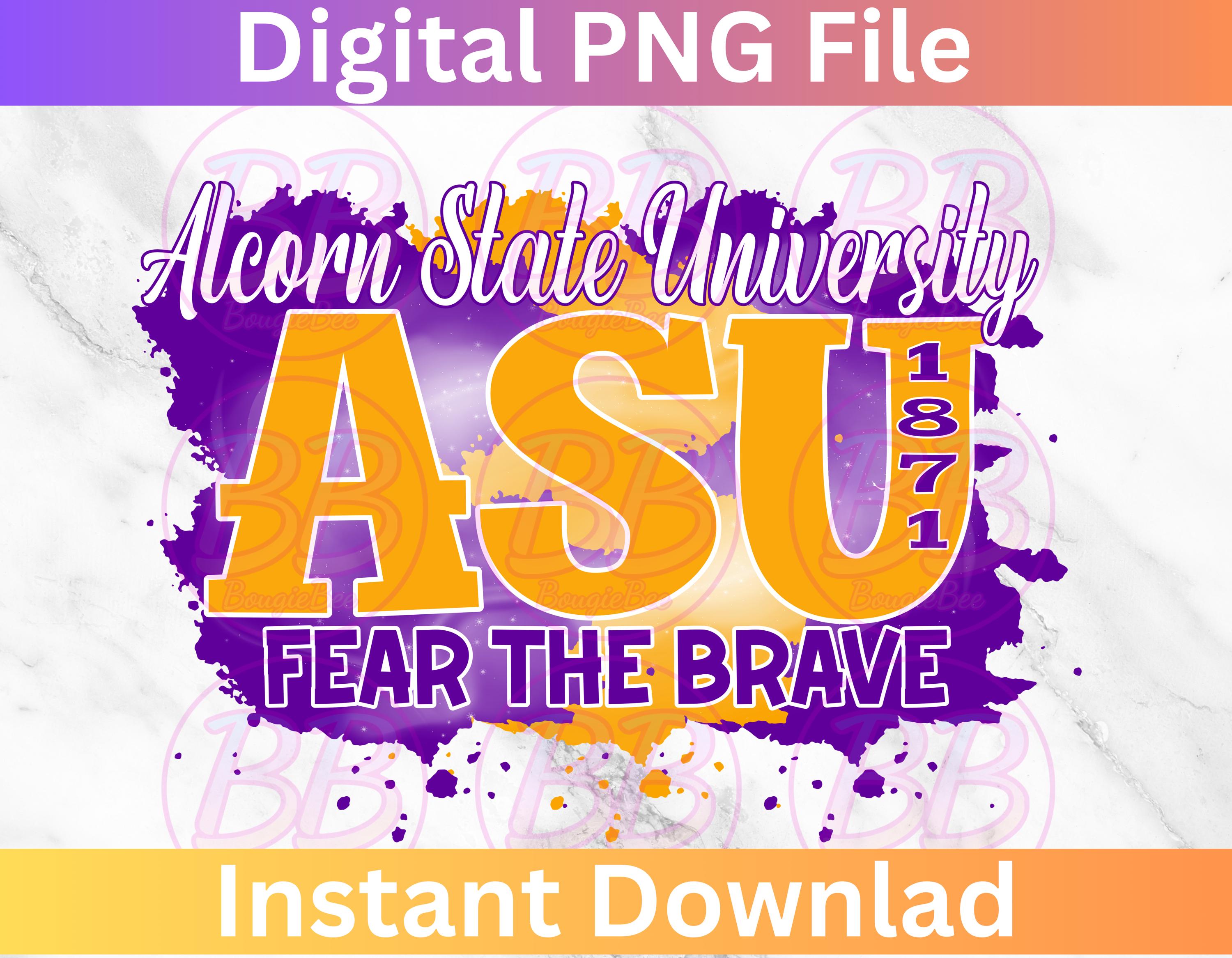 Alcorn State University PNG Design: ASU Braves HBCU File (digital File ...