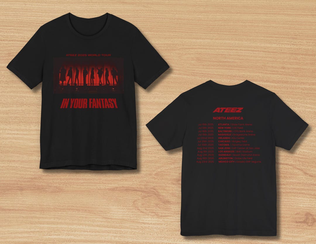 Ateez in Your Fantasy World Tour Atiny Fan Shirt - Etsy