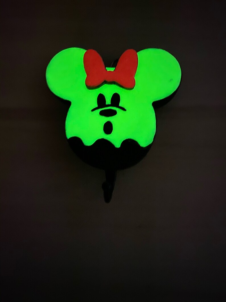 Glow in the Dark Minnie Mouse Backpack Holder - Etsy