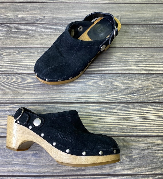 Simple Brand Wooden Clogs | Etsy