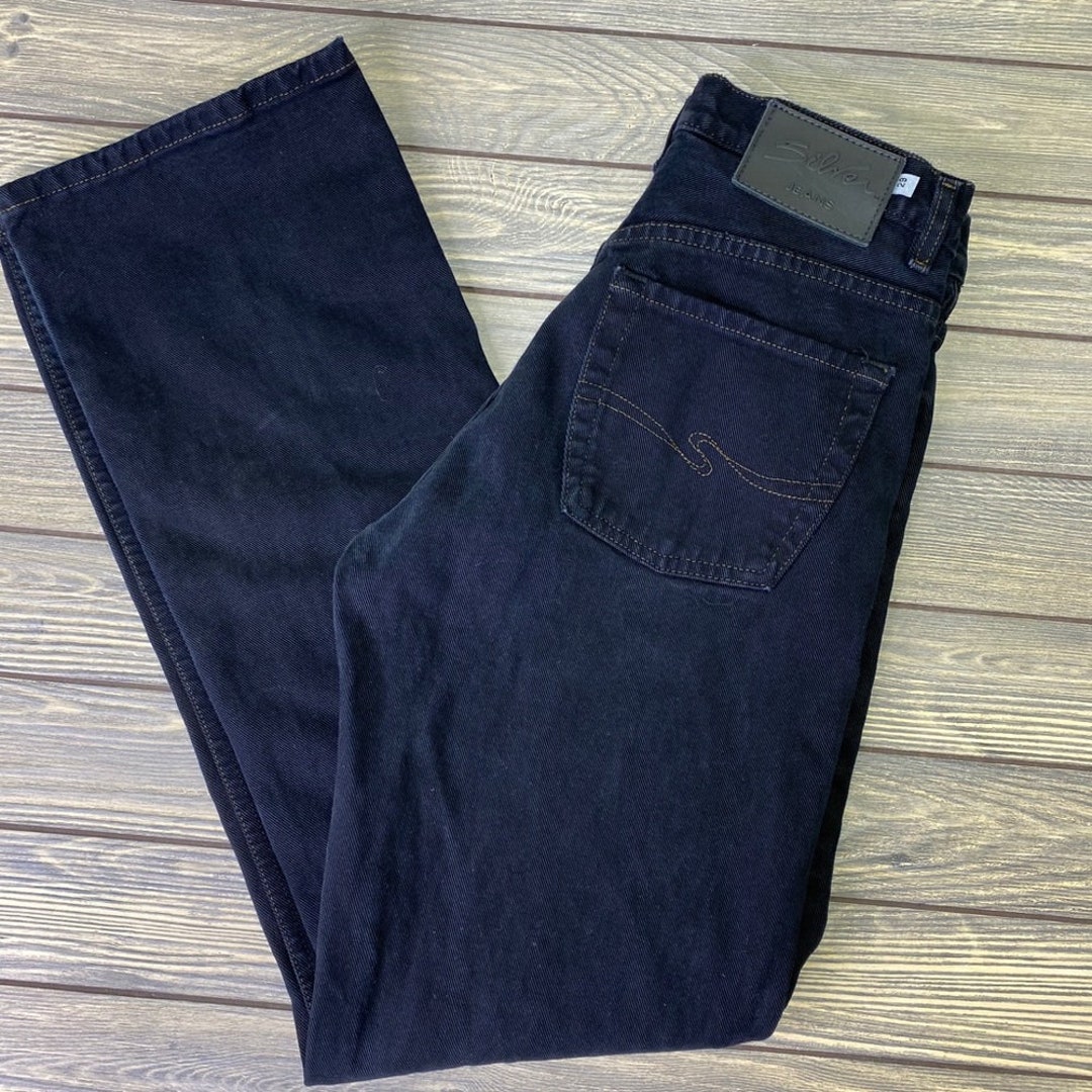Vintage Silver Button Fly Jeans - Etsy