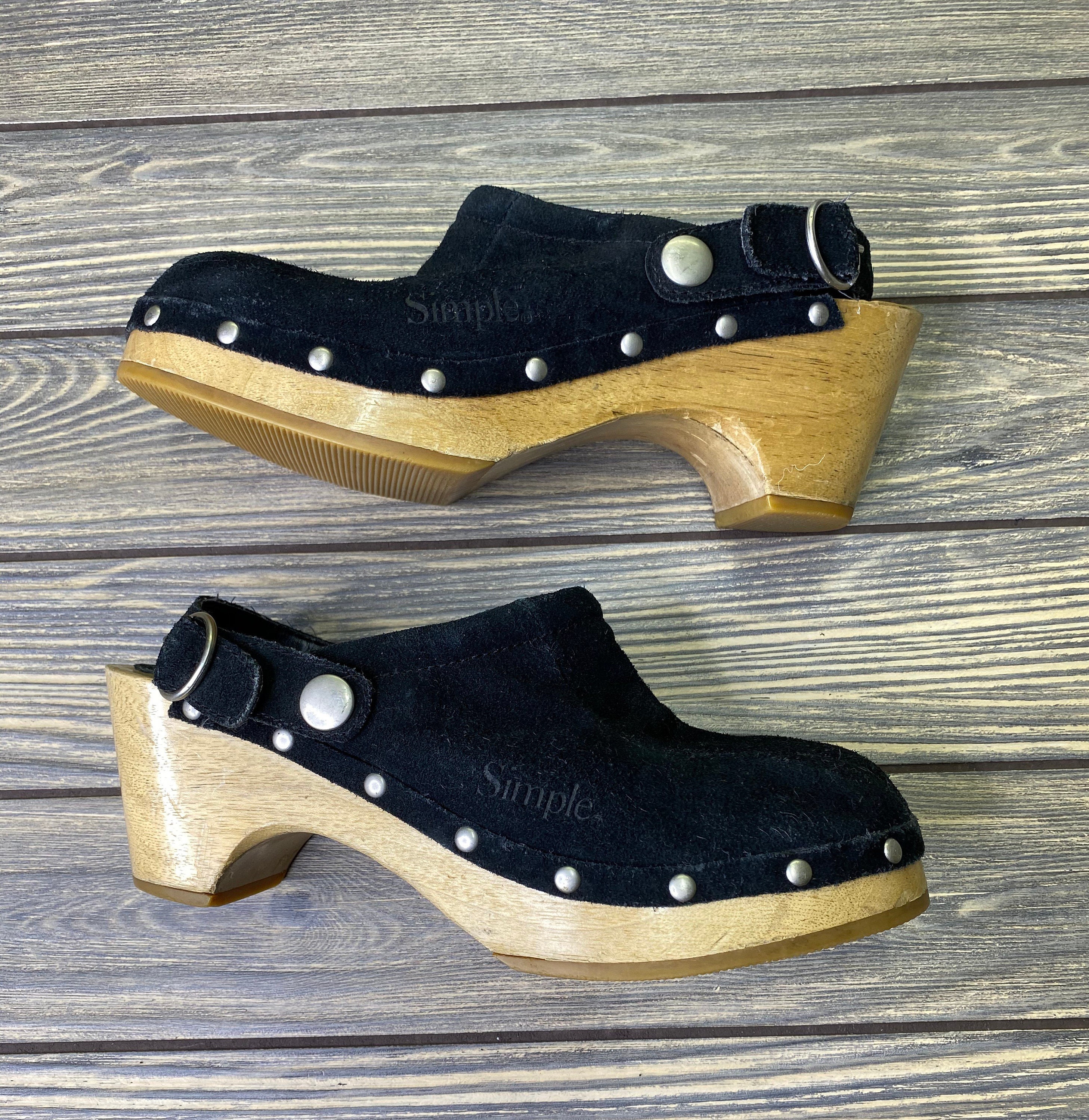Simple Brand Wooden Clogs - Etsy