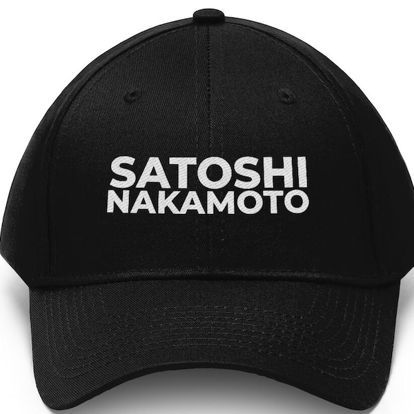 Satoshi Nakamoto Hat - Etsy
