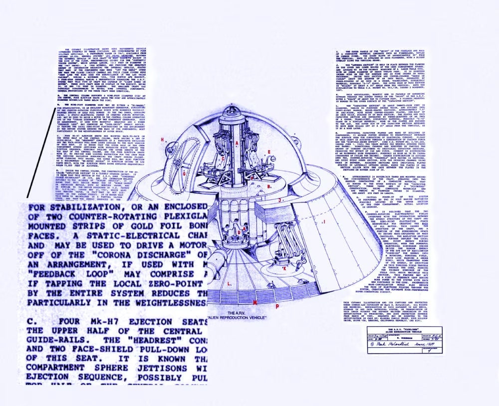 Hi Res Alien Reproduction Vehicle Canvas by Mark Mccandlish - Etsy