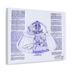 Hi Res Alien Reproduction Vehicle Canvas by Mark Mccandlish - Etsy