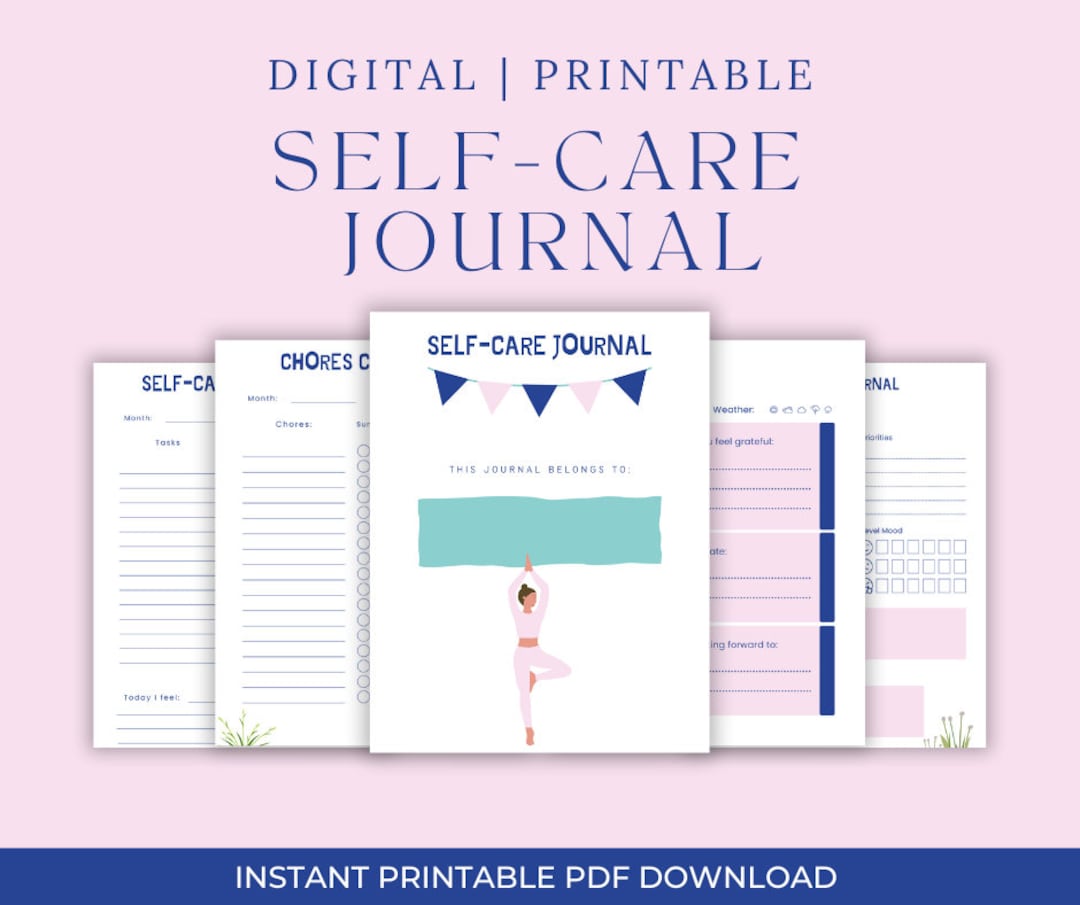 Printable Self Care Journal - Etsy