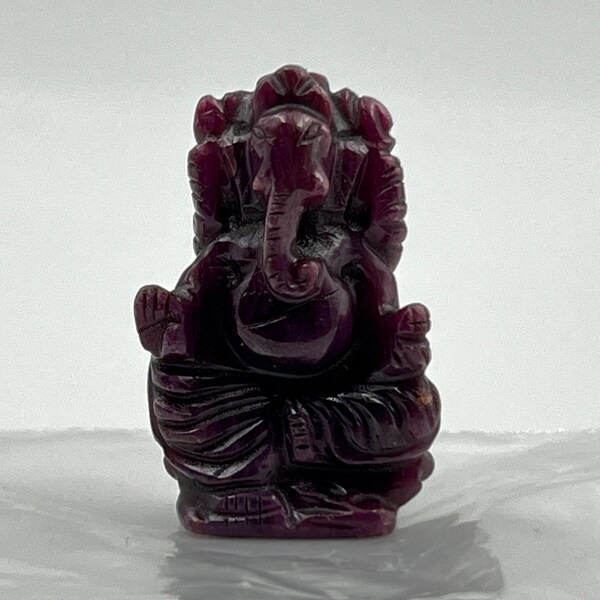 Natural Ruby Gemstone Statue - Etsy