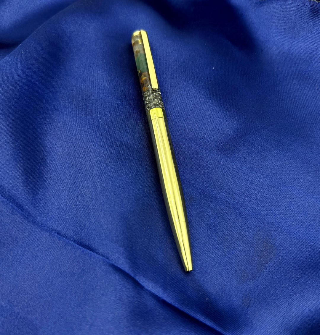Pyrite Crystal Pen: Wealth Attraction, Abundance Manifestation - Etsy