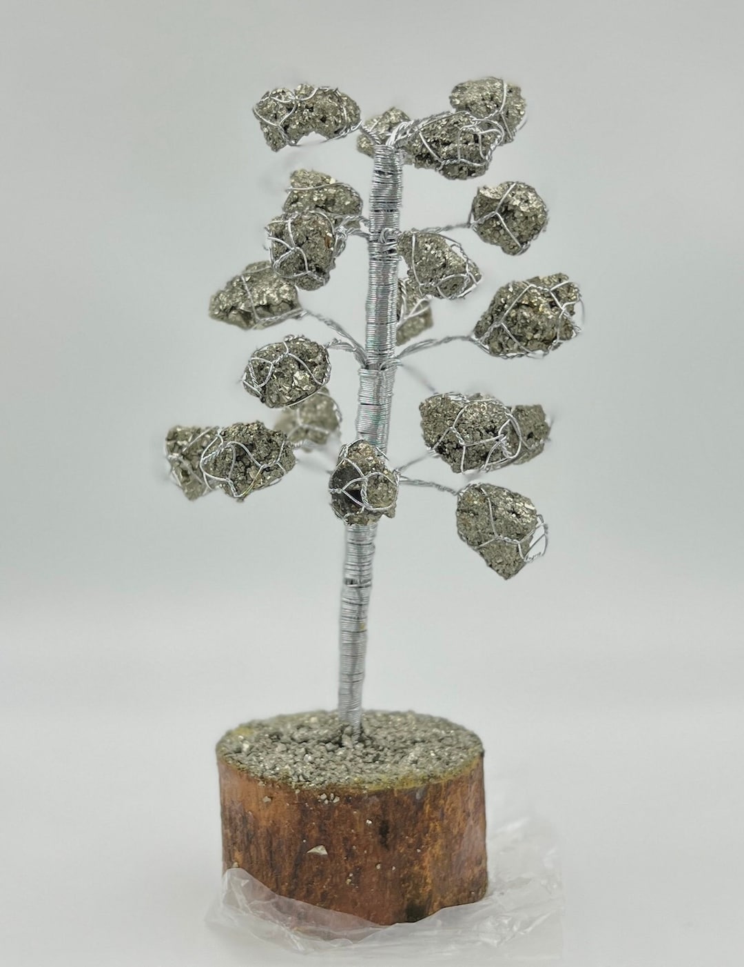 Handcrafted Pyrite Crystal Tree: Healing Gemstone Bonsai Decor - Etsy