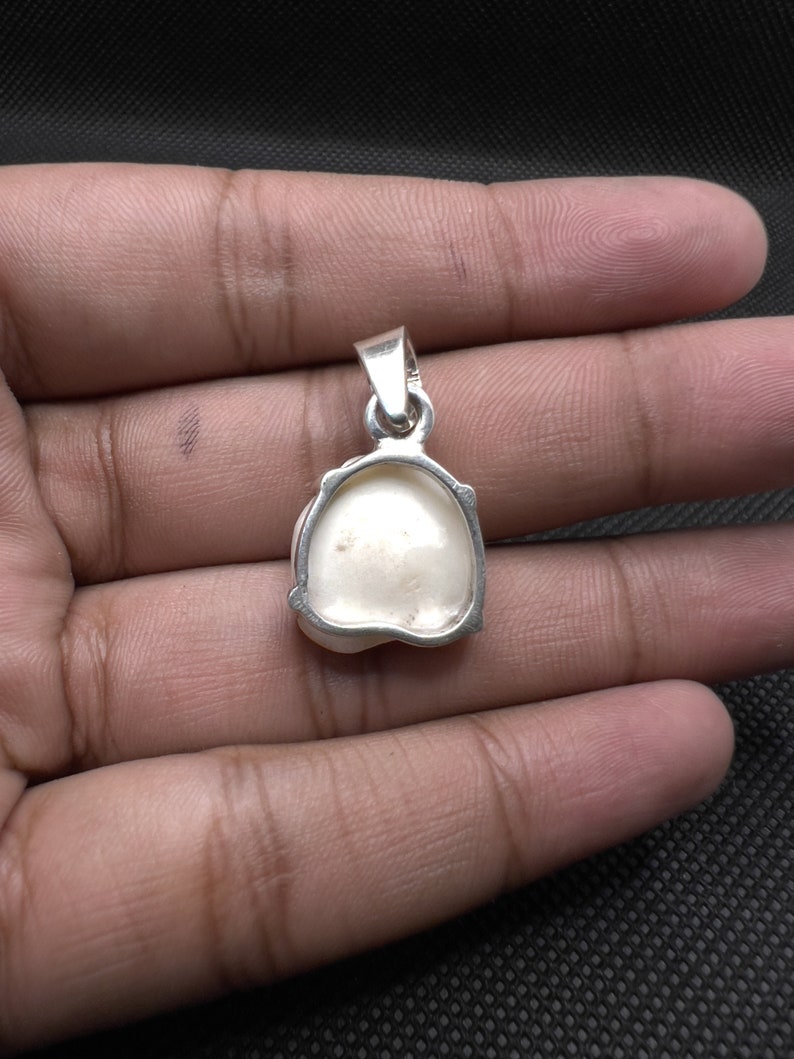 Certified Machh Mani 925 Silver Pendant Gemstone Reduce Rahu Impact ...