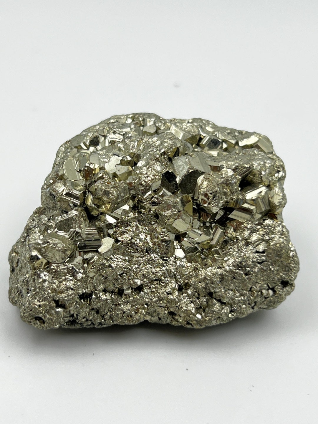 Raw Pyrite Cluster Natural Pyrite Stone Healing Crystal Decor Fools ...