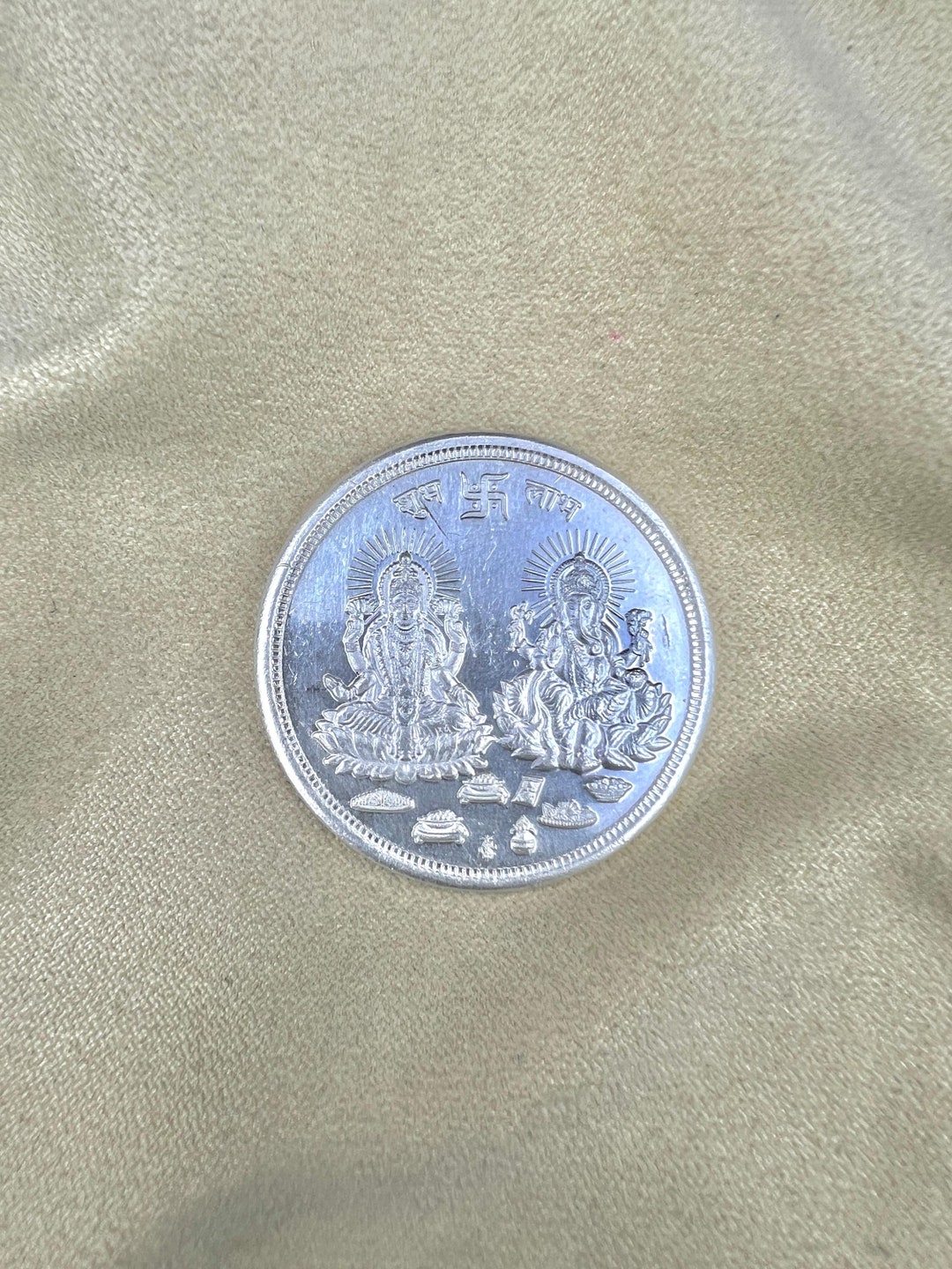 999 Pure Silver Lakshmi Coin: Diwali Pooja Gift (5, 10, 20g) - Etsy