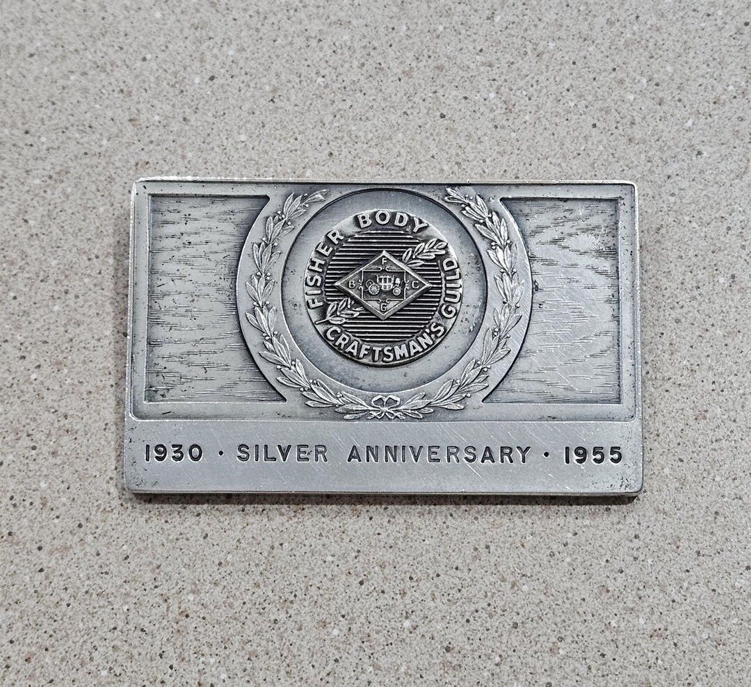 Vintage 1930-1955 Fisher Body Craftsman's Guild Silver Anniversary 4 ...
