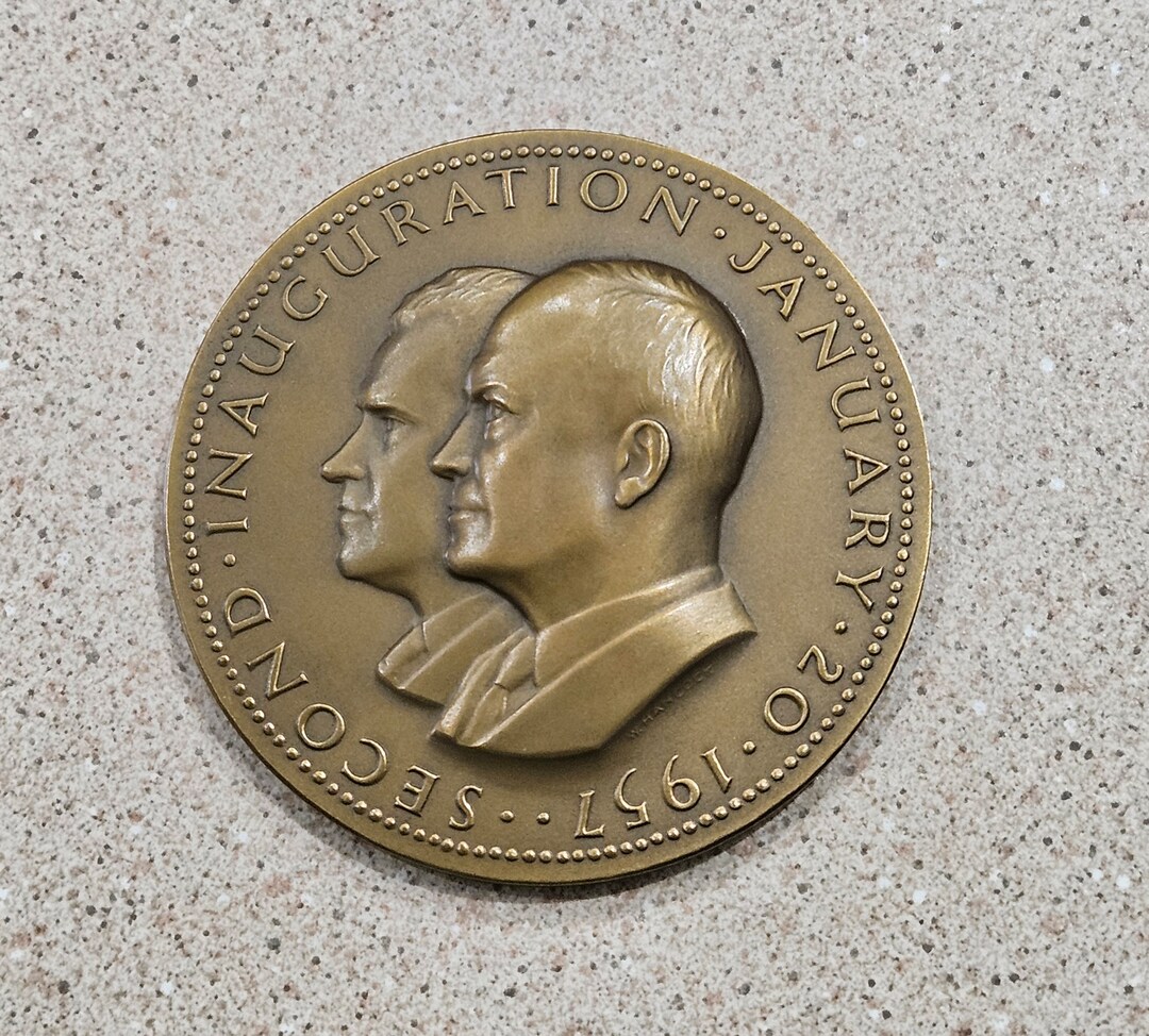 Vintage January 20th 1957 Dwight David Eisenhower & Richard Milhous ...