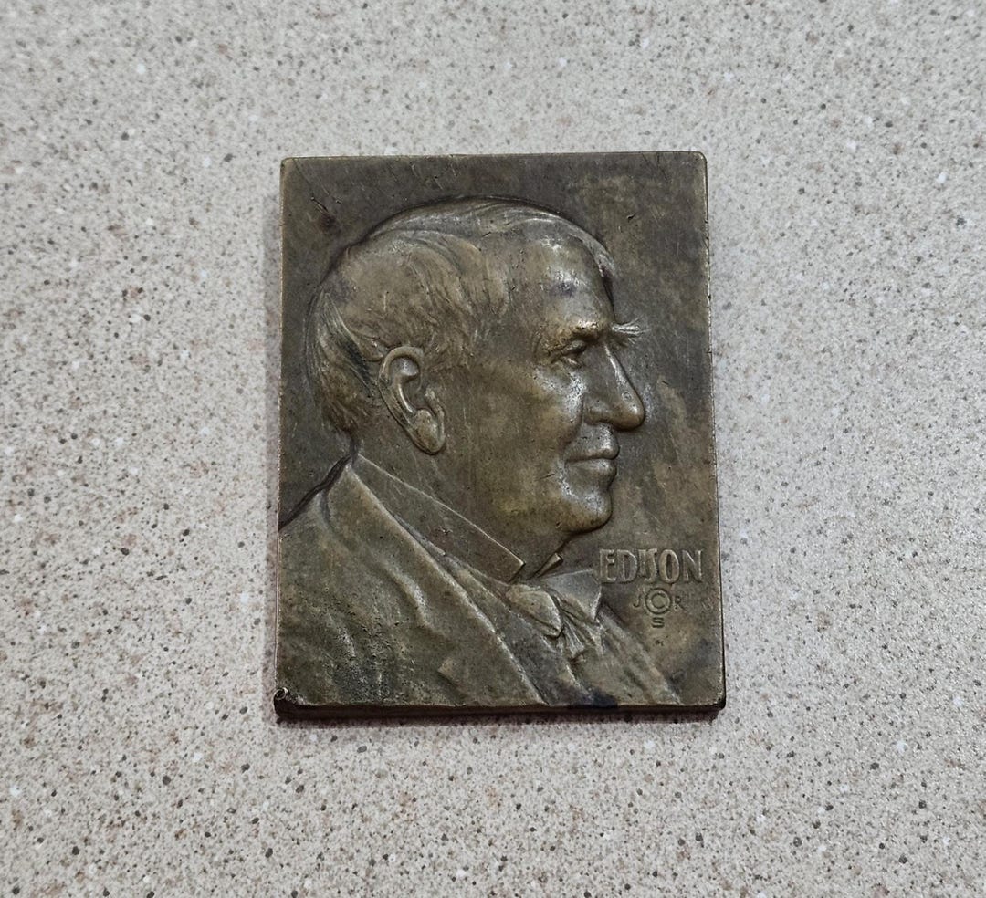 1879-1929 Thomas Edison Pioneers "the Light Once Lit Shall Never Dim ...