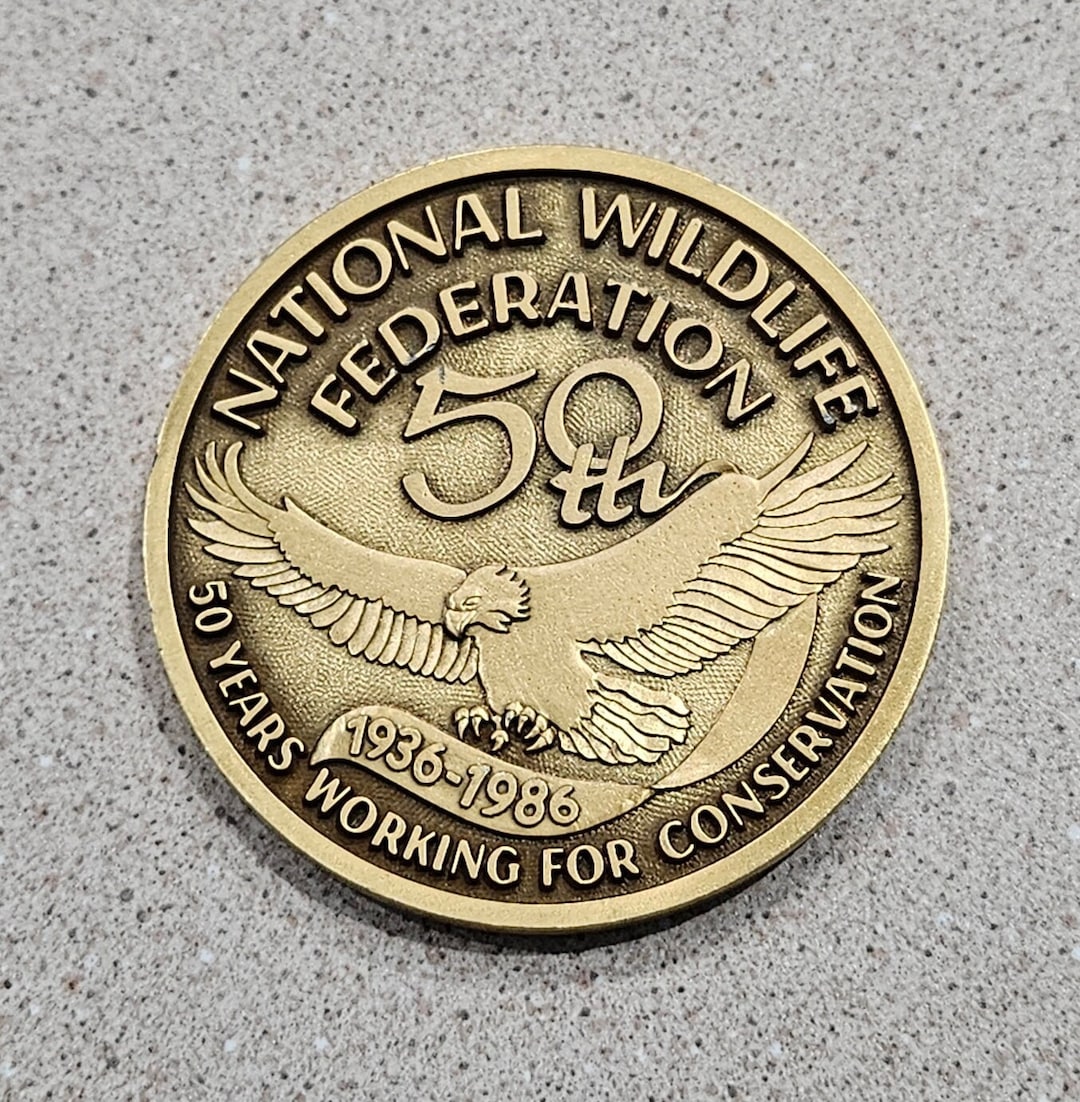 Vintage National Wildlife Federation 1936-1986 50th Anniversary 3 Inch ...