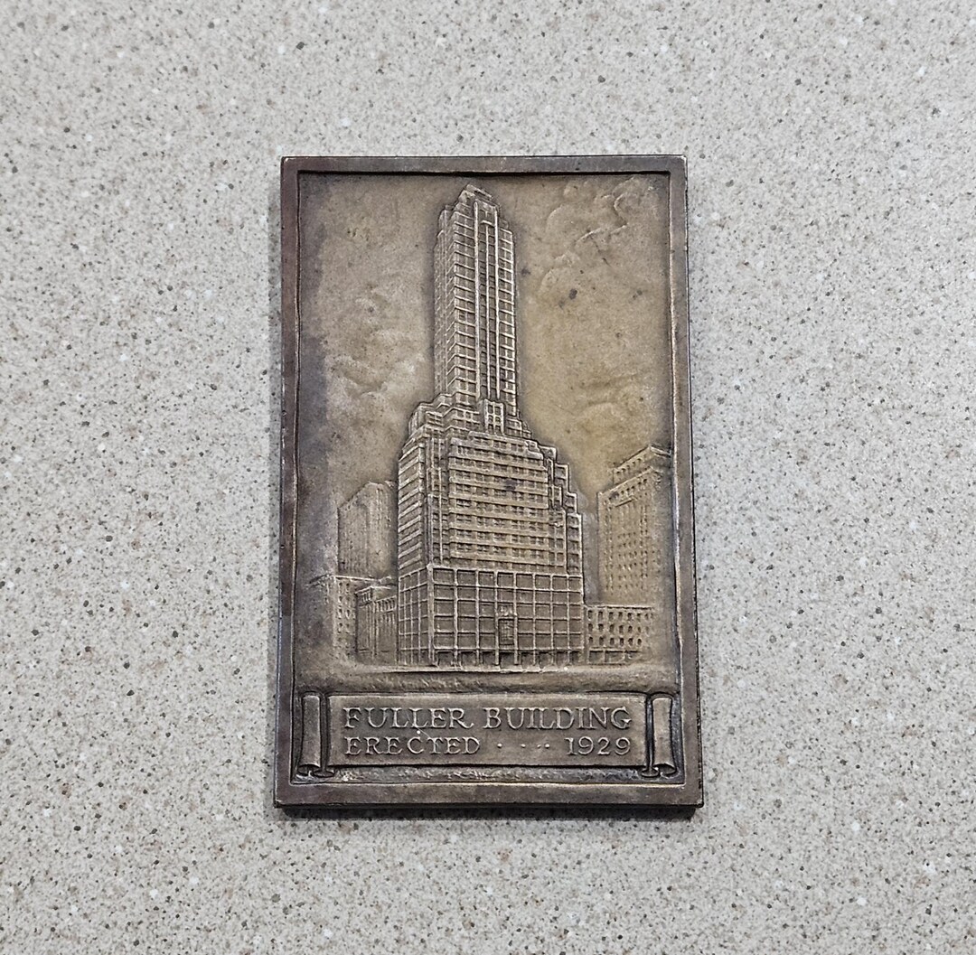 Vintage 1929 George A Fuller Company Building Dedicated to the Memory ...