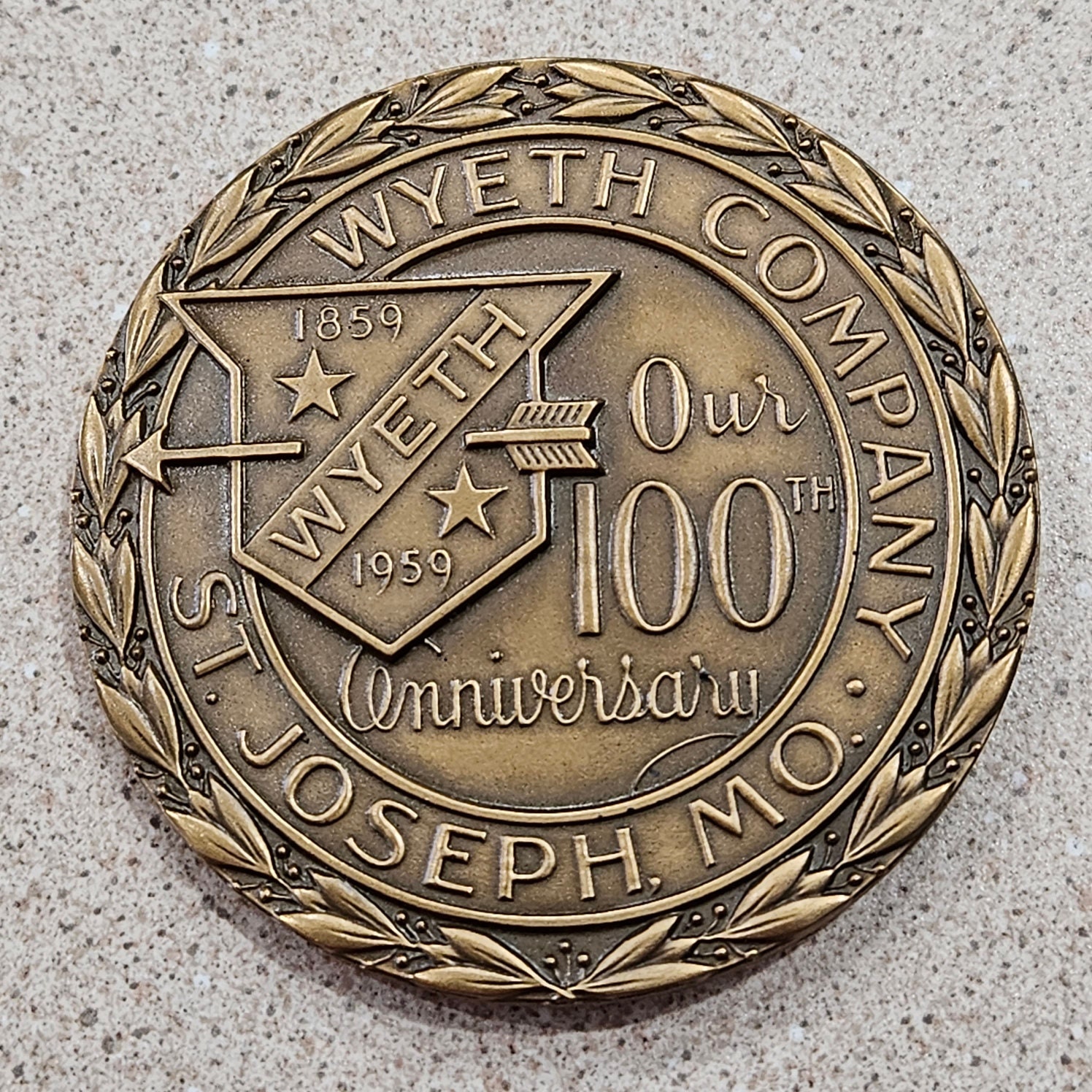 Vintage 1859-1959 Wyeth Company Wholesale Distributors 100th ...