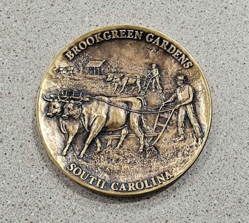 Vintage 2000 Brookgreen Gardens Plantation Life Farming Plowing Land 3 ...