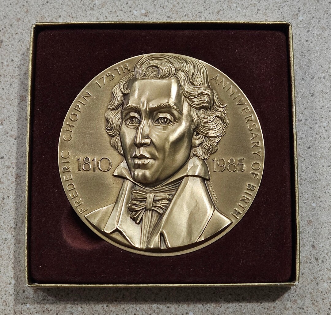 Vintage 1810-1985 Frederic Chopin 175th Anniversary of Birth Genius ...