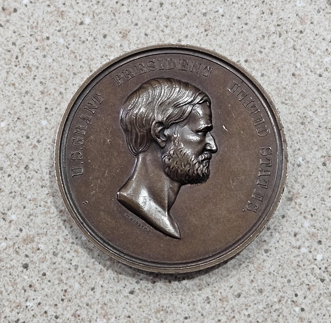 Vintage 1872 Ulysses S. Grant Presidential "let Us Have Peace" William ...