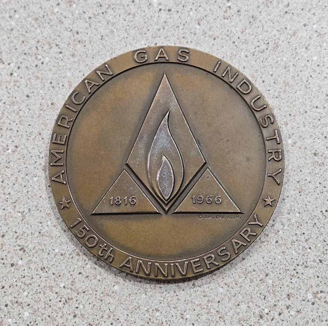 Vintage 1816-1966 American Gas Industry 150th Anniversary 3 Inch ...
