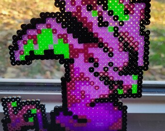Metroid & Samus Mushroom Inspired Perler Bead Sprites - Etsy