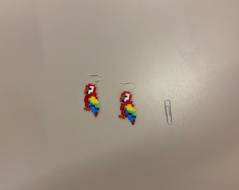 3d Parrot Perler Bead - Etsy