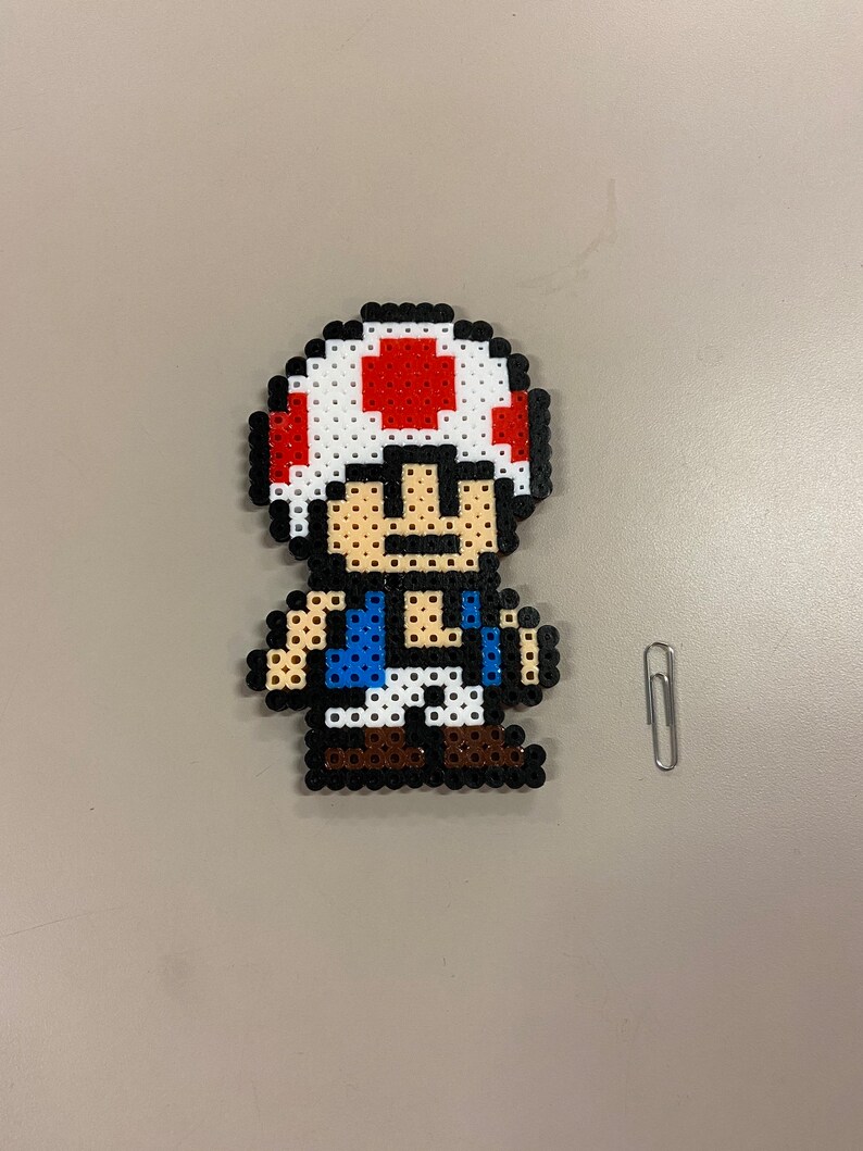 Super Mario Bros Perler Bead Characters Etsy