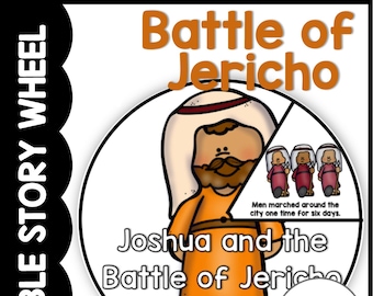 JOSHUA and the BATTLE of JERICHO Bible Story Posters Activity Bulletin ...