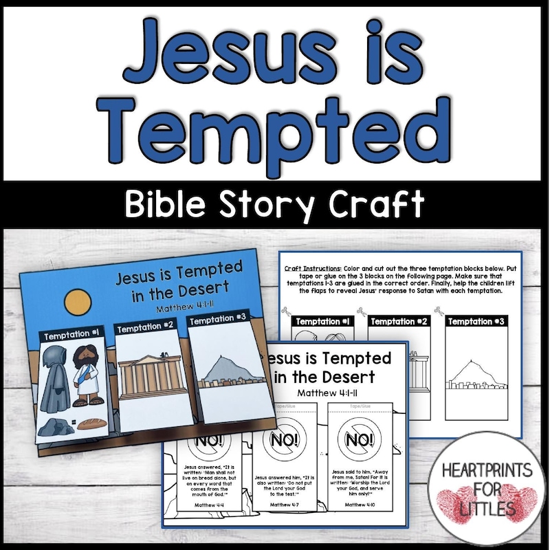 Jesus is Tempted Crafts - Etsy