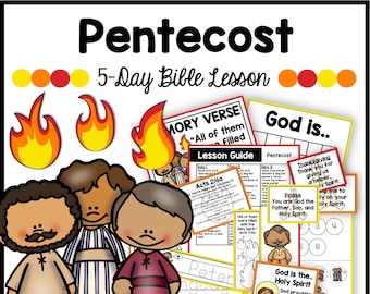 Pentecost Sunday Craft Coloring Pages Acts 2 Bible Story Craft, Holy ...