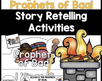 Elijah and the Prophets of Baal - Bible Craft for Sunday School - Etsy