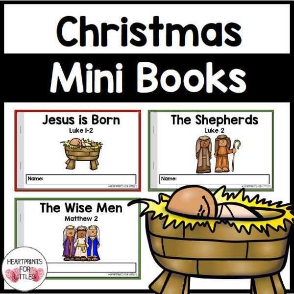 Christmas Mini Books - Etsy