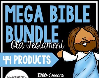 Bible Story MEGA Bundle Homeschool Activities Sunday School | Etsy