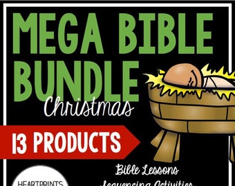 Bible Story MEGA Bundle Homeschool Activities Sunday School | Etsy
