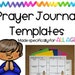 Prayer Journal Templates for All Ages, Sunday School, Homeschool - Etsy