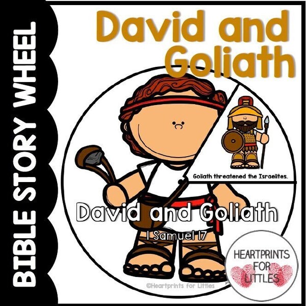 David and Goliath - Etsy