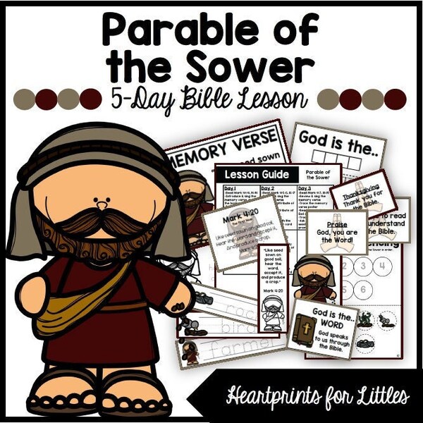 Parable of the Sower Sunday School - Etsy