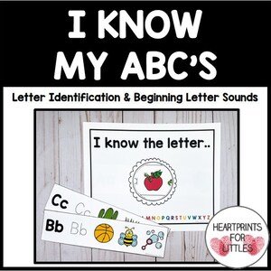 I Know the Alphabet, Letter Identification, Beginning Letter Sounds ...