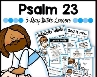 Psalm 23 For Kids Activities