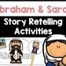 Abraham and Sarah Bible Story Retelling Activities for Kids, Homeschool ...
