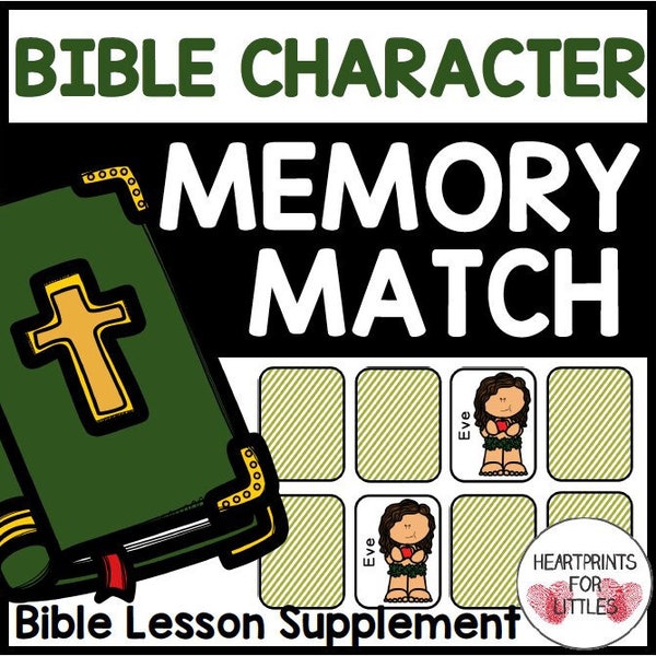 Bible Character Bingo Cards Bible Game Sunday School Game - Etsy Canada