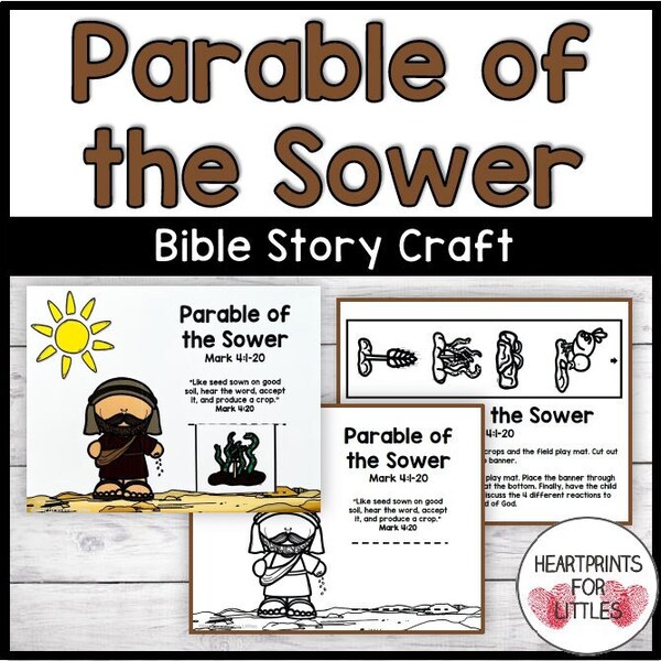 Jesus Parable of the Sower - Etsy
